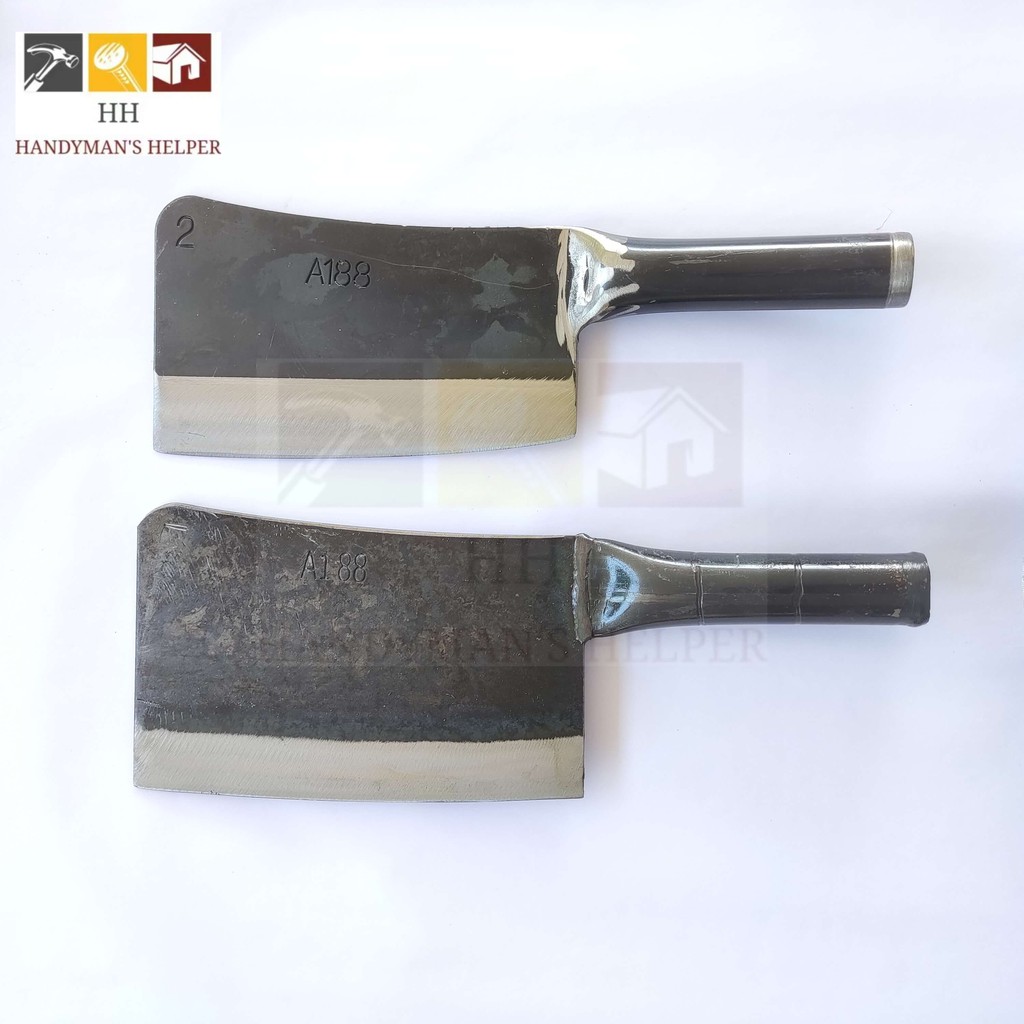 HEAVY DUTY PISAU AYAM HULU BESI CHICKEN KNIFE 文武刀 CHOPPING KNIFE PISAU ...