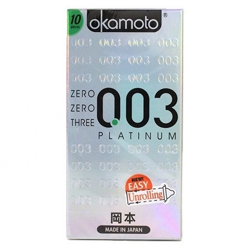 OKAMOTO 003 PLATINUM 10'S (EXP:12/2028) | Shopee Malaysia