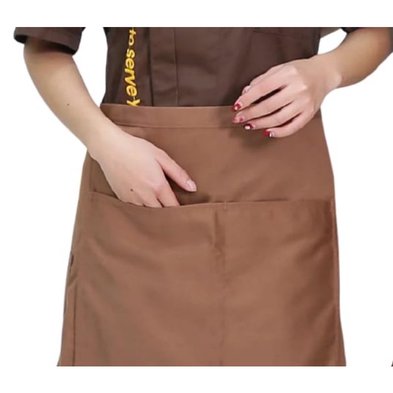 Waiters Apron/Half Body Apron/Short Apron/Waist Apron | Shopee Malaysia