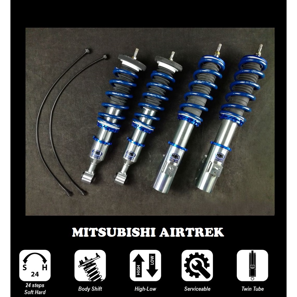 Mitsubishi Airtrek - HWL MT1bs series fully adjustable absorber ...