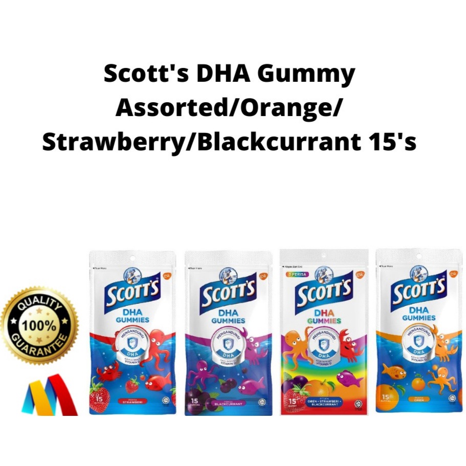 SCOTT DHA GUMMIES 15S | Shopee Malaysia