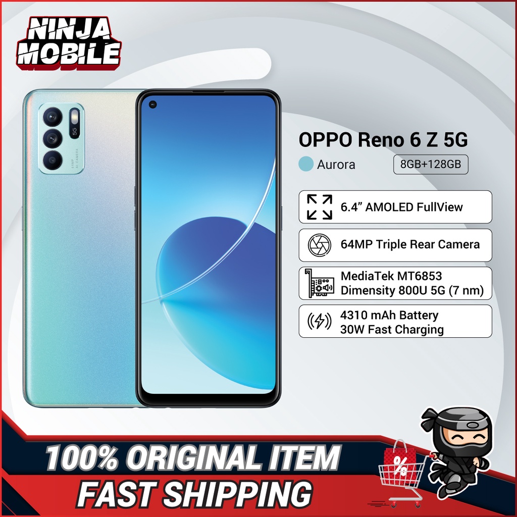 Oppo Reno 6Z 5G (8GB+128GB) Original 1 Year Oppo Malaysia Warranty ...