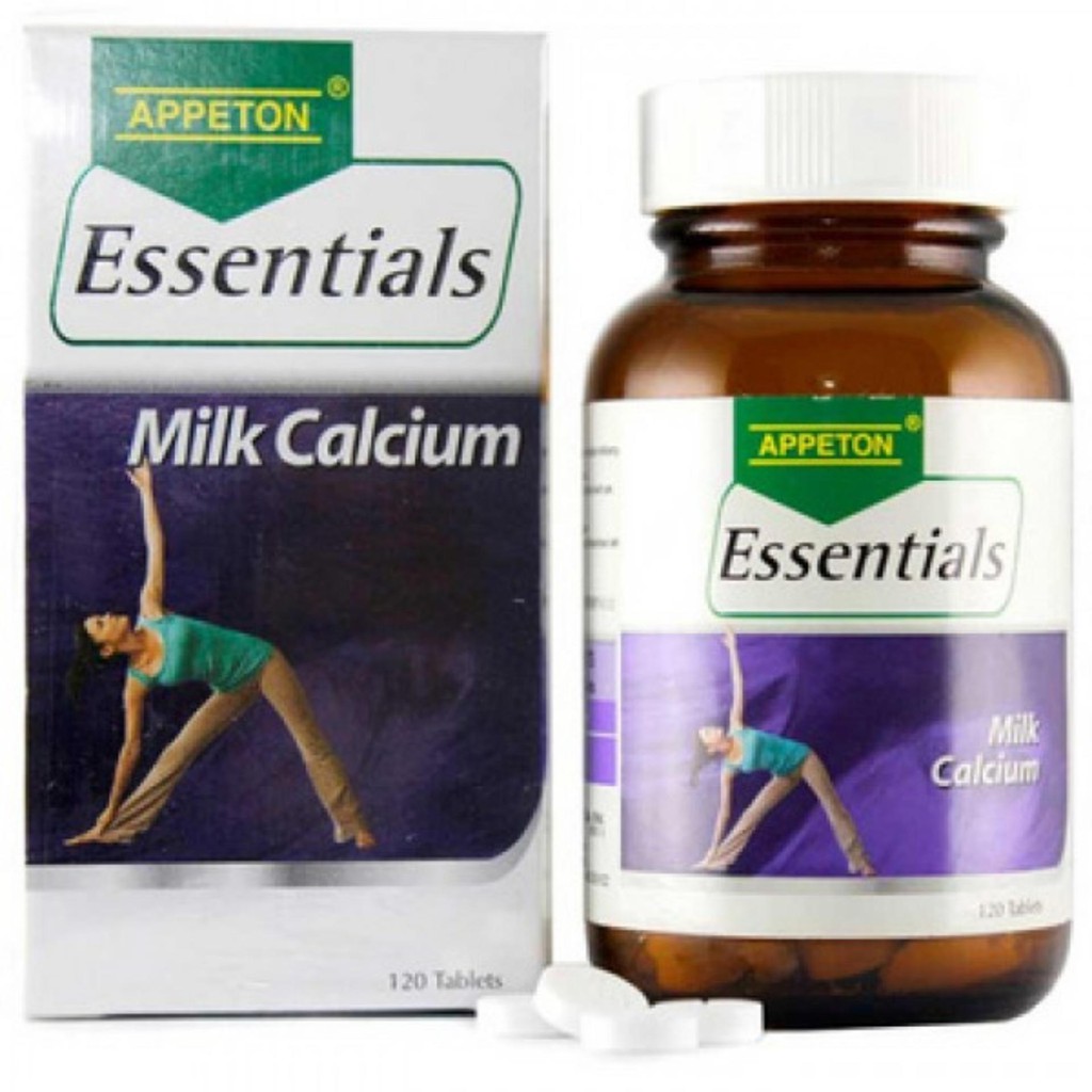 Appeton Essentials Milk Calcium 120's (Exp: 07/2022) | Shopee Malaysia