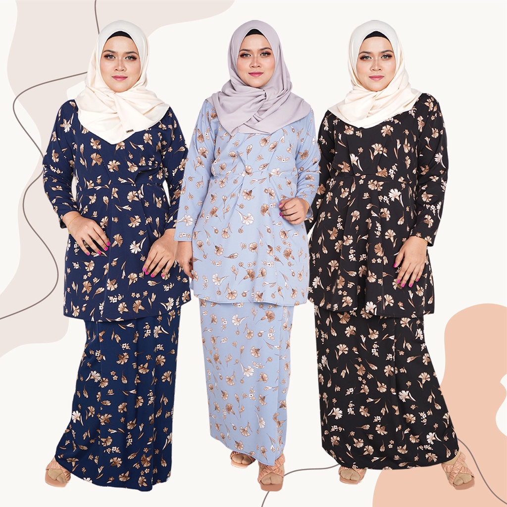 LUNA [BAJU RAYA PLUS SIZE 2022 COLLECTION] PLUS SIZE MUSLIMAH Elliana ...