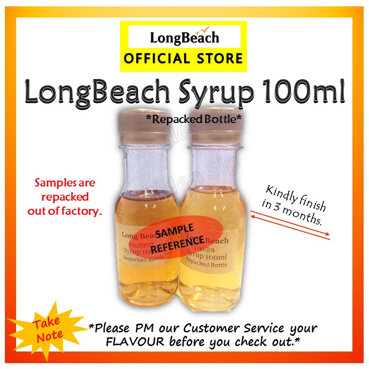 Long Beach Syrup Fruity Sample Size 100ml x 1 bottle | Shopee Malaysia