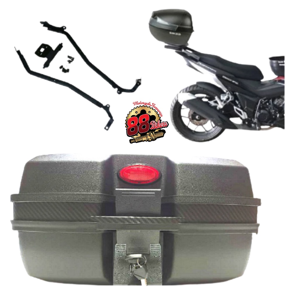 HONDA RS150 Heavy Duty Advance Mono RACK Monorack Top Box Premium Heavy ...