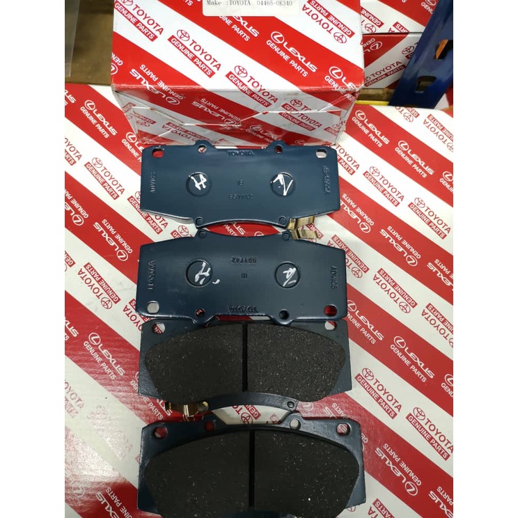 TOYOTA HILUX KUN26 FORTUNER KUN50 DISC BRAKE PAD FRONT 2.5CC 3.0CC ...