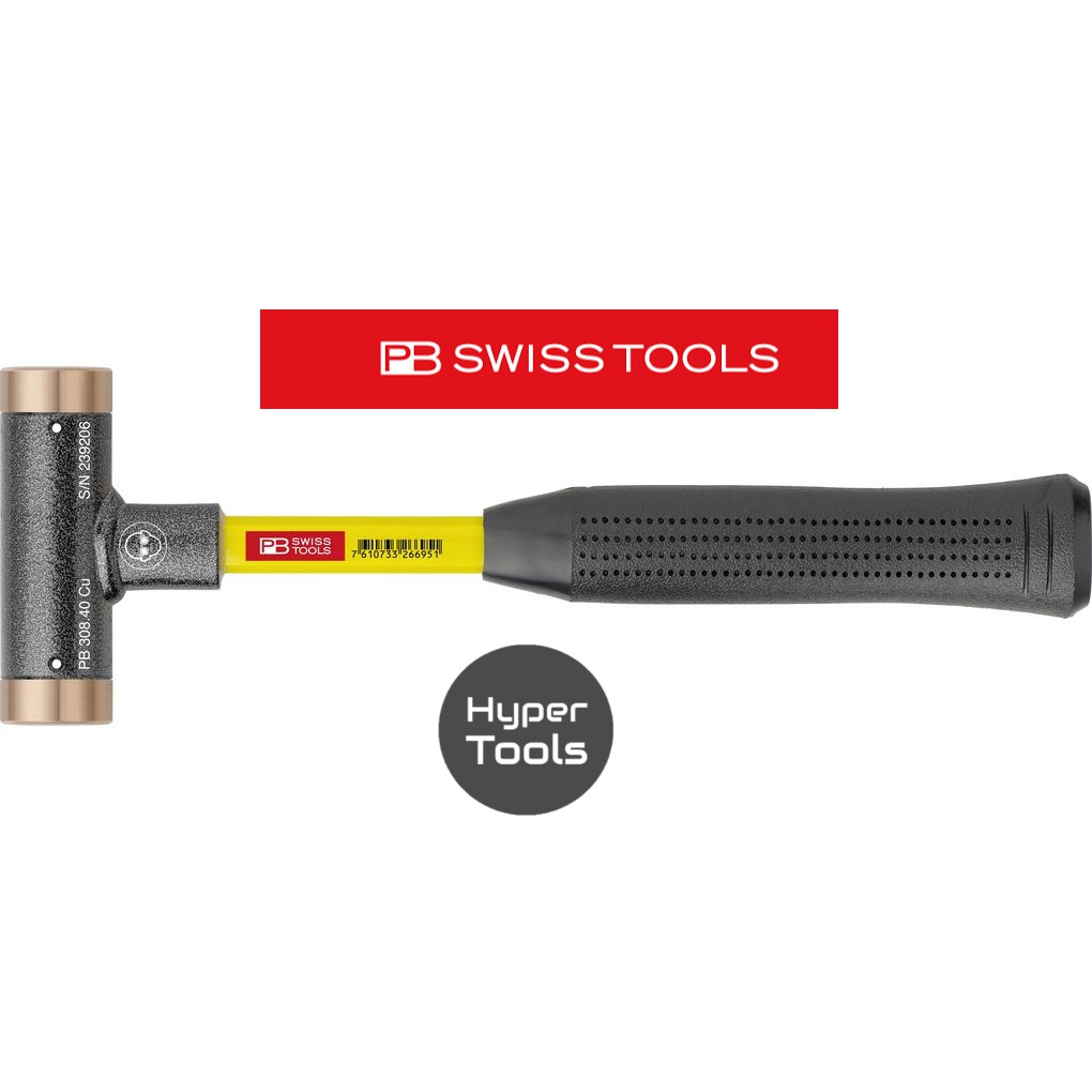 PB SWISS TOOLS Fiberglass Dead-blow Mallet with Copper Heads (Model: PB ...
