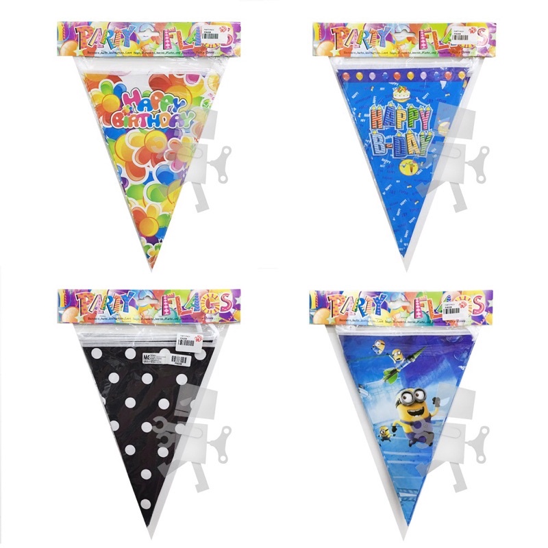 Title: 11pcs Happy Birthday Party Flag Paper Banner Bendera Hari Jadi ...