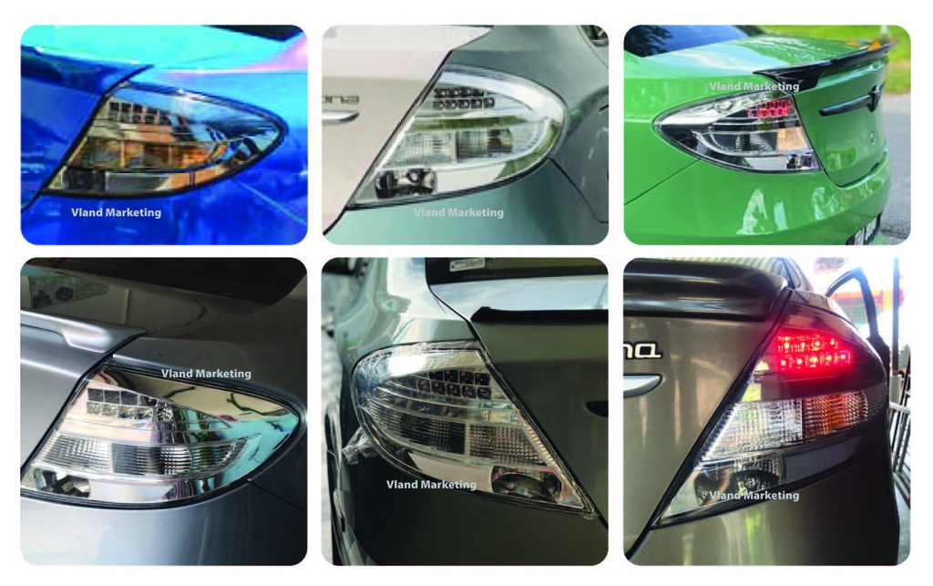 Vland Proton Persona Elegance Gen2 Tail Lamp Albino White Gen 2 Lampu ...