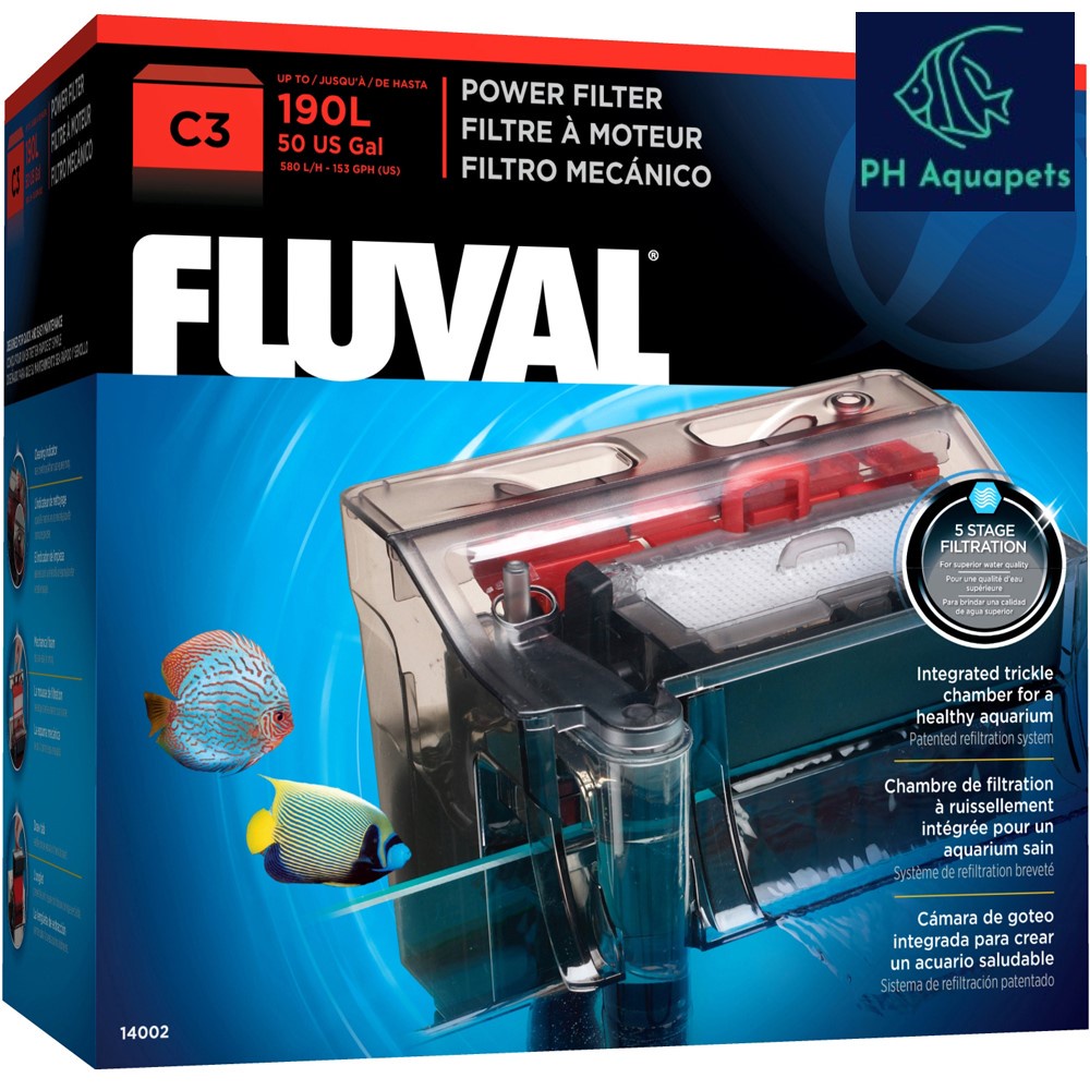 Fluval C3 Power Filter, up to 50 US Gal (190 L) | Shopee Malaysia