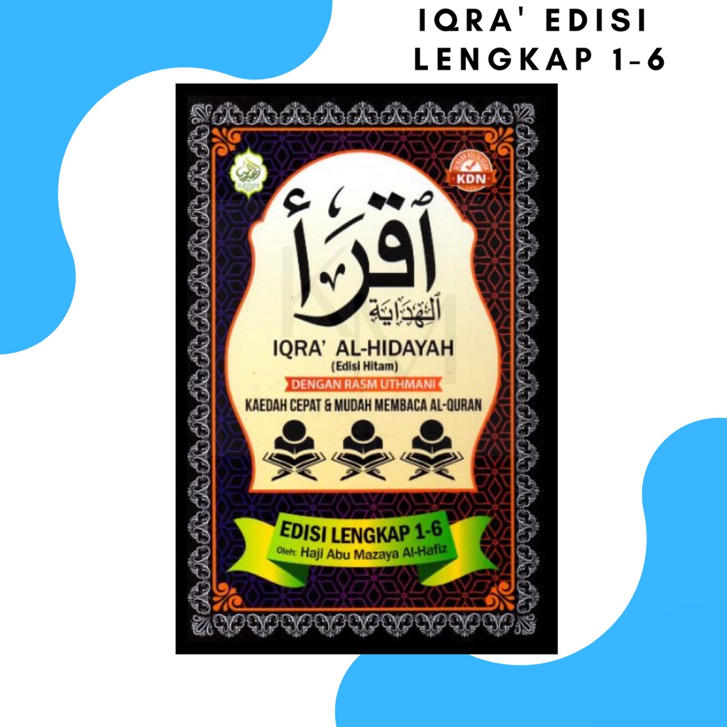 (Ready Stock) Edisi Lengkap 1-6 Iqra Rumi & Muqadam Al-Hidayah Hitam ...