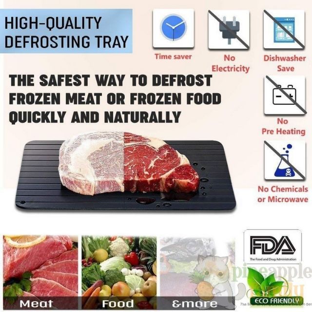 🔥 SHIP FROM 🇲🇾🔥Metal Aluminum Fast Safe Food Meat Defrosting Thawing ...