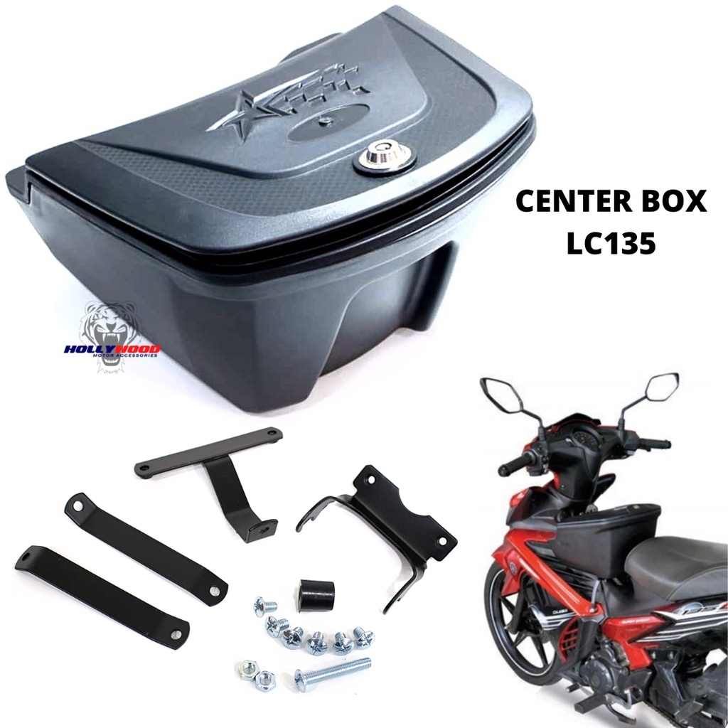 Y15 LC135 CENTER BOX WITH KEY LOCK AND BRACKET / BAKUL TENGAH MOTOR ...