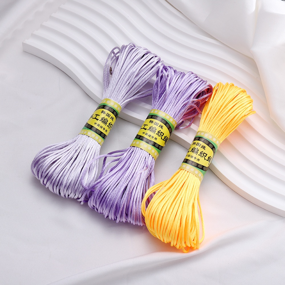 20m 1.5-2.5mm Polyester Chinese Knot Hand-Woven Thread Necklace ...