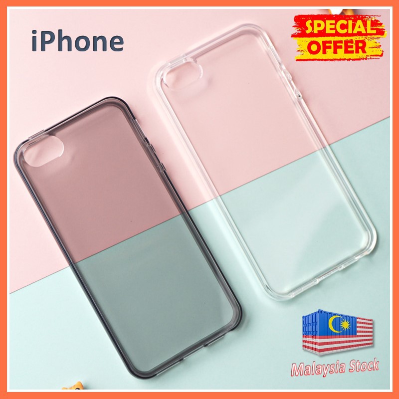 Transparent , Transparent Black Case for iPh⊙ne 5 , 6 , 7, 8 6plus ...