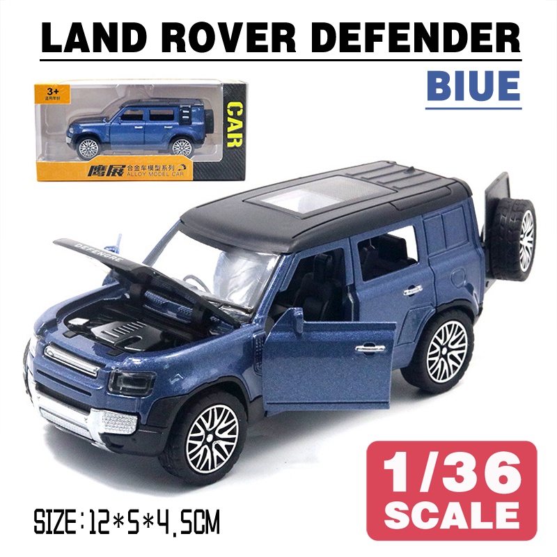 KLT scale 1:36 Land Rover Defender Toy Car Model Metal Alloy Diecast ...