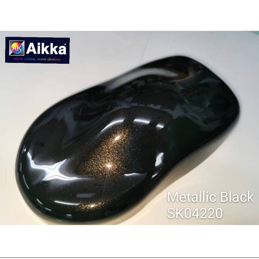 [SPRAY TIN] HITAM METALIC / METALLIC BLACK 2K COLOUR | Shopee Malaysia
