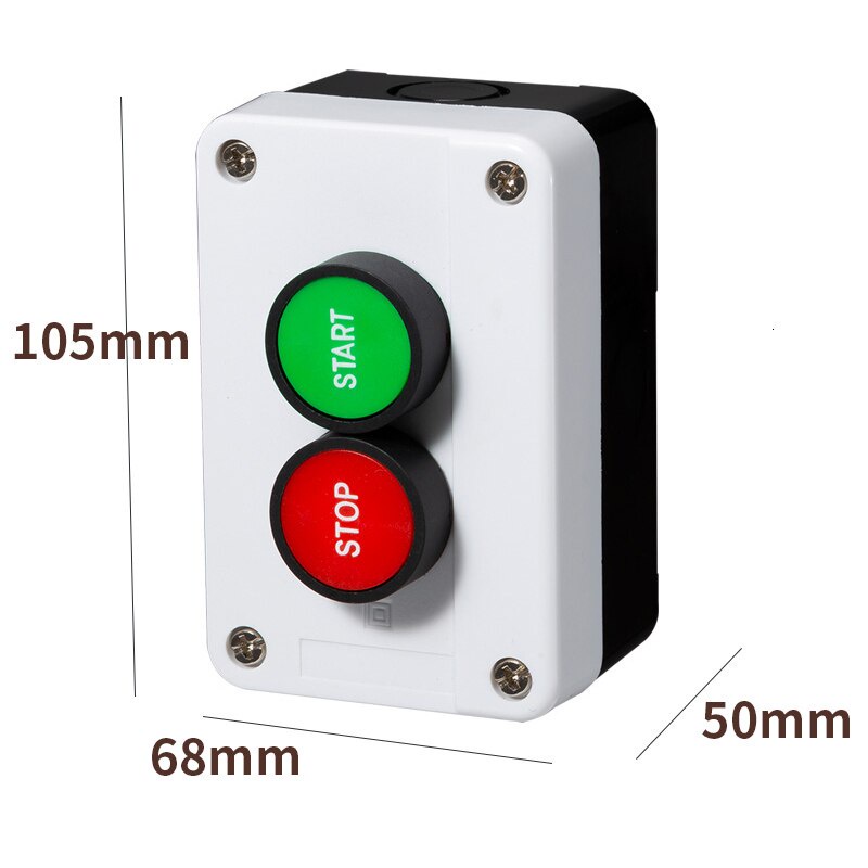 With arrow symbol, start stop self sealing waterproof button switch ...