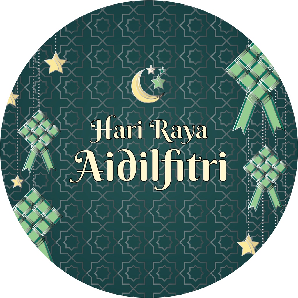 [ Ready Made ] 5cm-100pcs free 20pcs Ramadan Sticker !!! Selamat Hari ...
