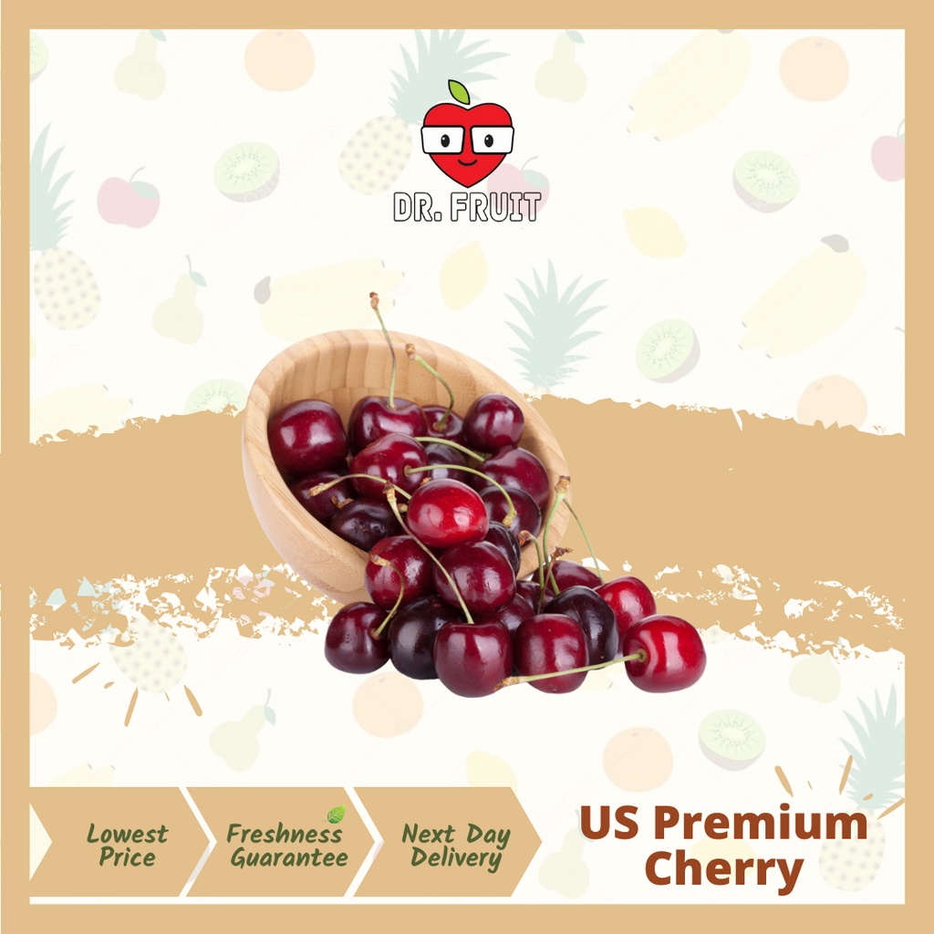 USA Cherry (9.5row) 美国樱桃/车厘子 | Ceri | Dr.fruit | Shopee Malaysia
