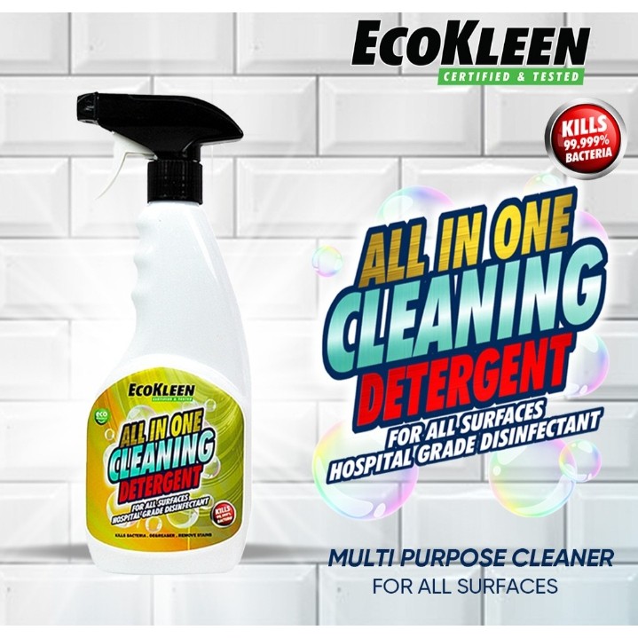 Eco Kleen All In One Cleaning Detergent & Antibacterial Cleaner ...