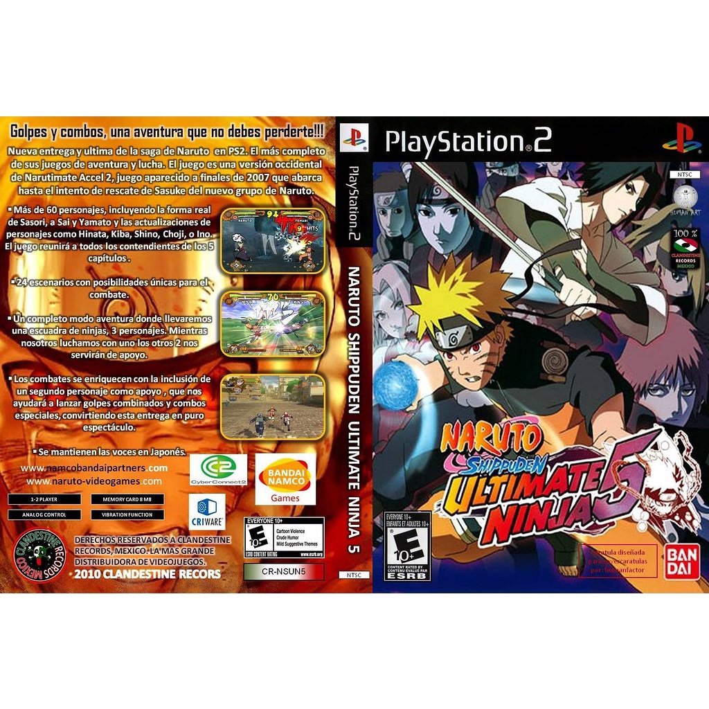 Ps2 Naruto Shippuden Ultimate Ninja 5 - Silver Dvd | Shopee Malaysia