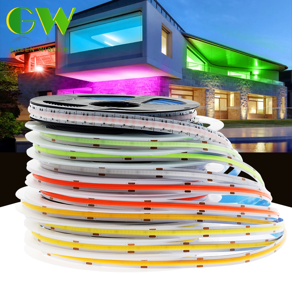 [Free Gift] 12V 24V COB LED Strip Light 480 810 840LEDs High Density ...