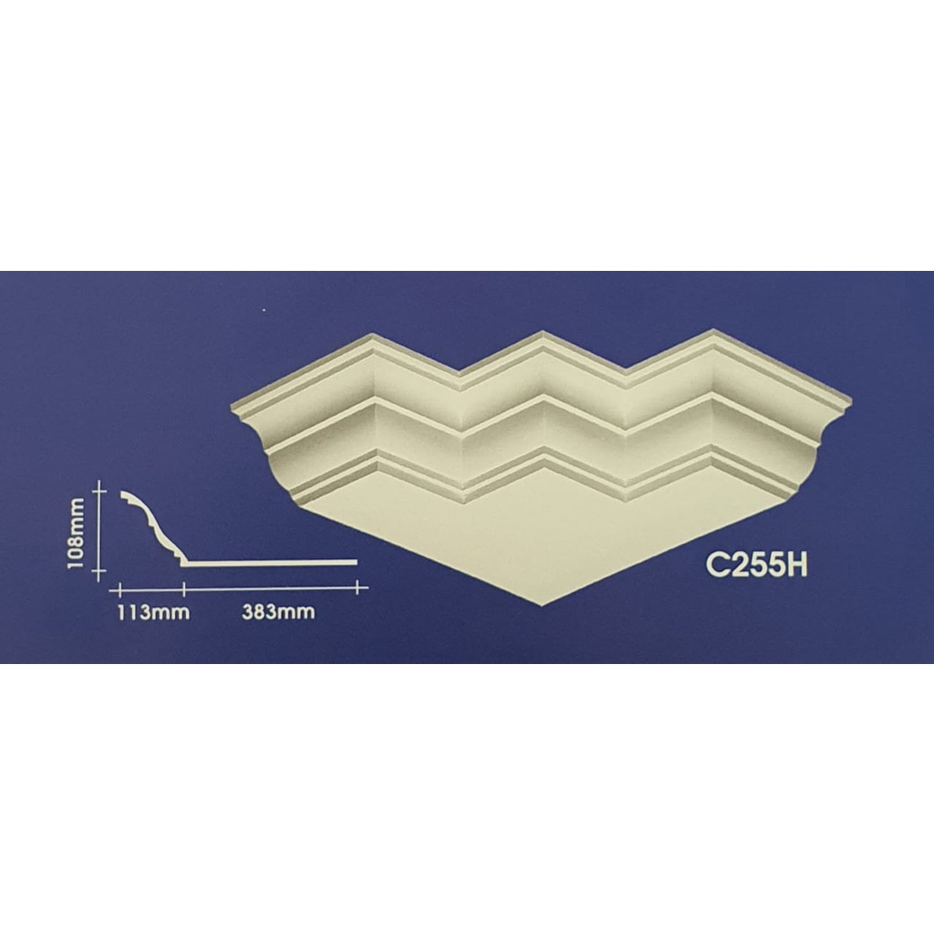 [Malaysia Product] Cornice C255/Cornice Line/ Cornice Corner/Ceiling ...