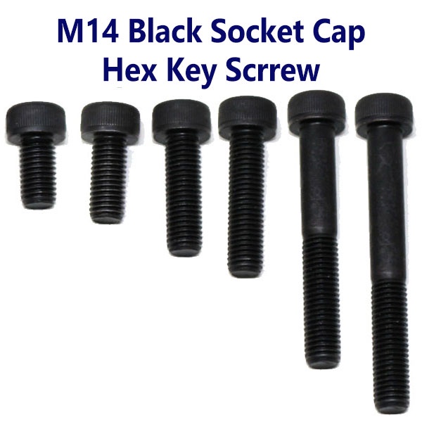 M14 Black Socket Cap Hex Key Screw/M14 Screw HEAD ALLEN KEY SCREWS ...