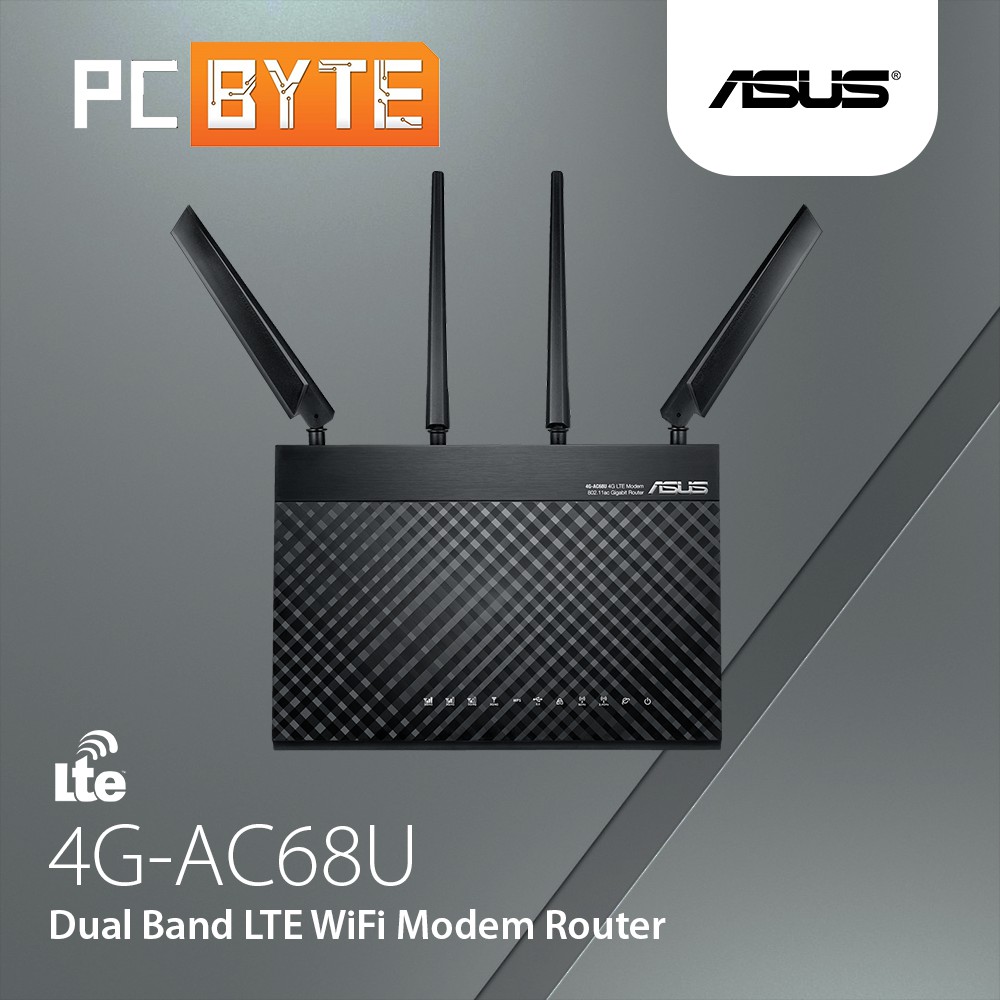 ASUS 4G-AC68U AC1900 Dual Band LTE WiFi Modem Router | Shopee Malaysia