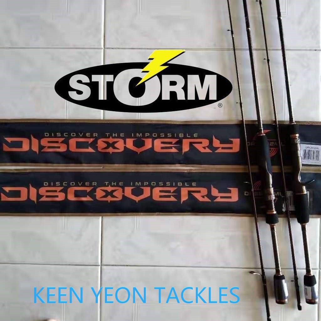STORM 2021 DISCOVERY FISHING ROD (SPINNING/ BAITCASTING/ BC) | Shopee ...
