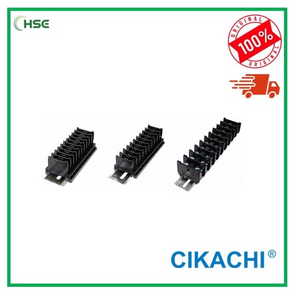CIKACHI Terminal Block 20A/30A/60A 600V 10P - HSE | Shopee Malaysia