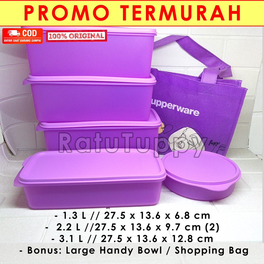 Freshia Collection With Tupperware Bag | Shopee Malaysia