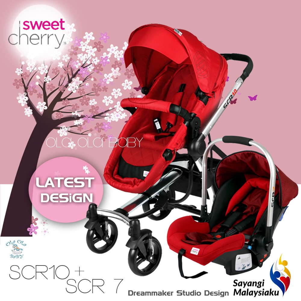 SCR10 Travel System (Red/Blue) | Shopee Malaysia