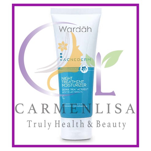 Wardah Acnederm Series Cleanser Toner Day Night Cream Acne Pore / acne ...