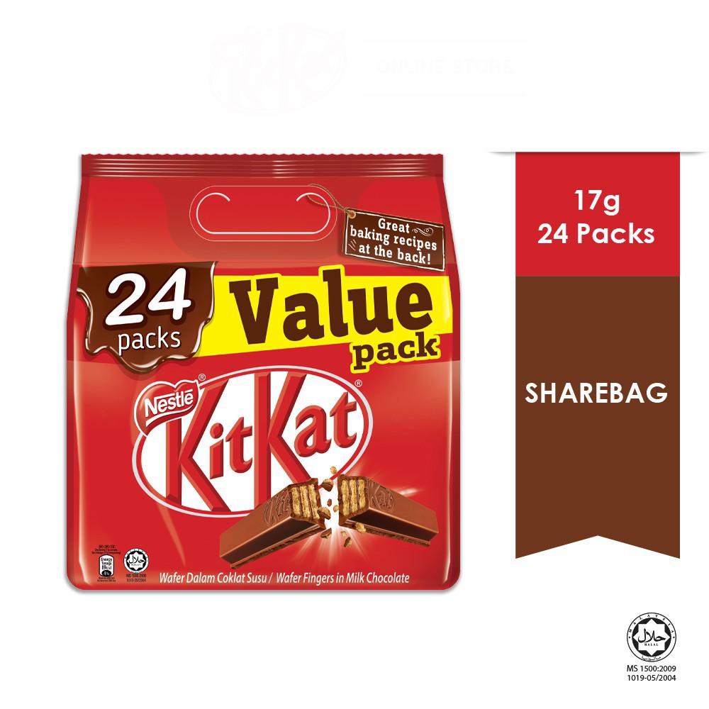 KITKAT SHAREBAG VALUE PACK 24'SX17G | Shopee Malaysia