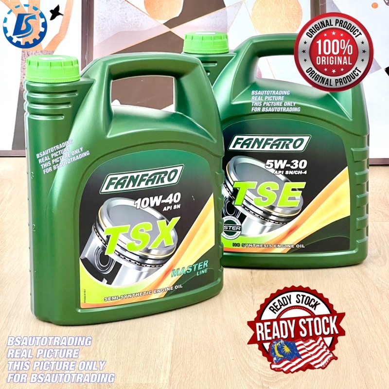 (MADE IN GERMANY) FANFARO MINYAK HITAM ENGINE OIL 5w-30 HC SYNTHESIS ...