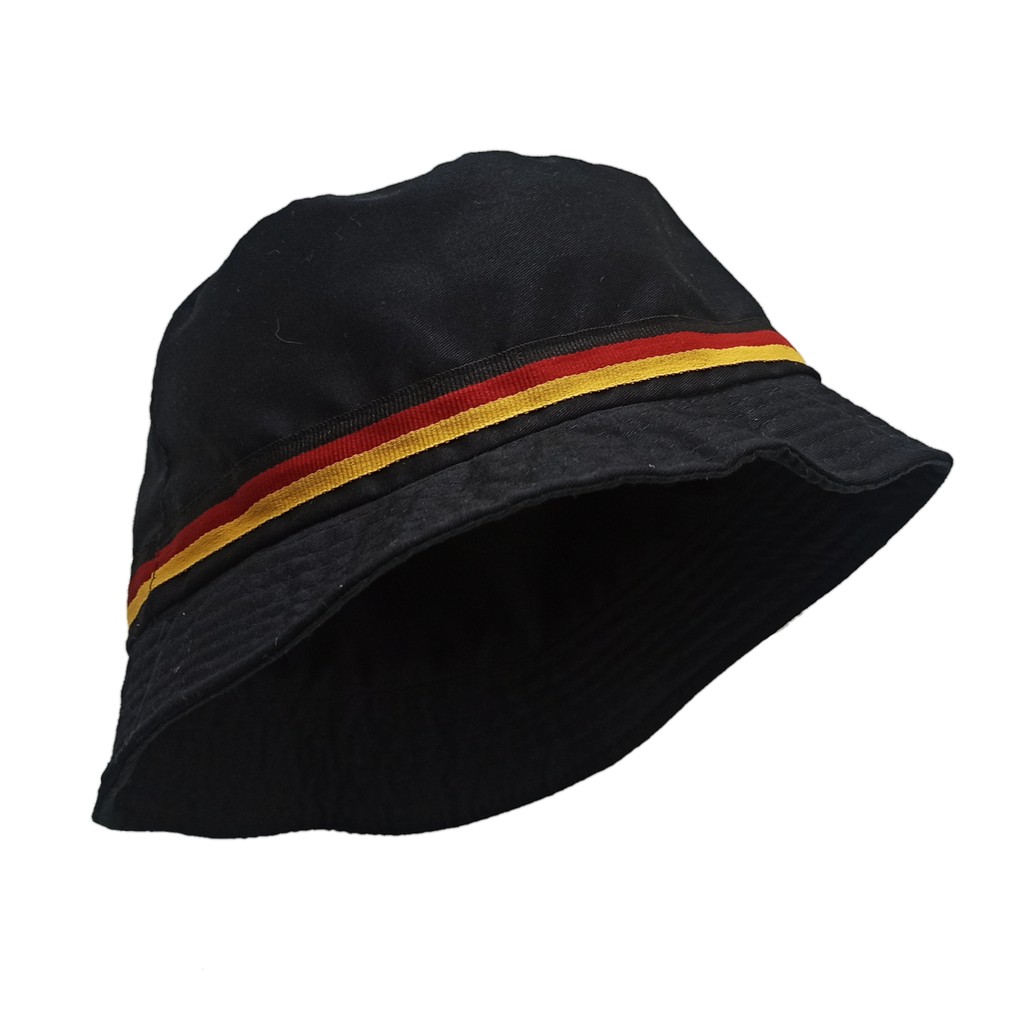 HITAM Bucket Hat BucketHat Fishing Black List German Flag Deutschland ...