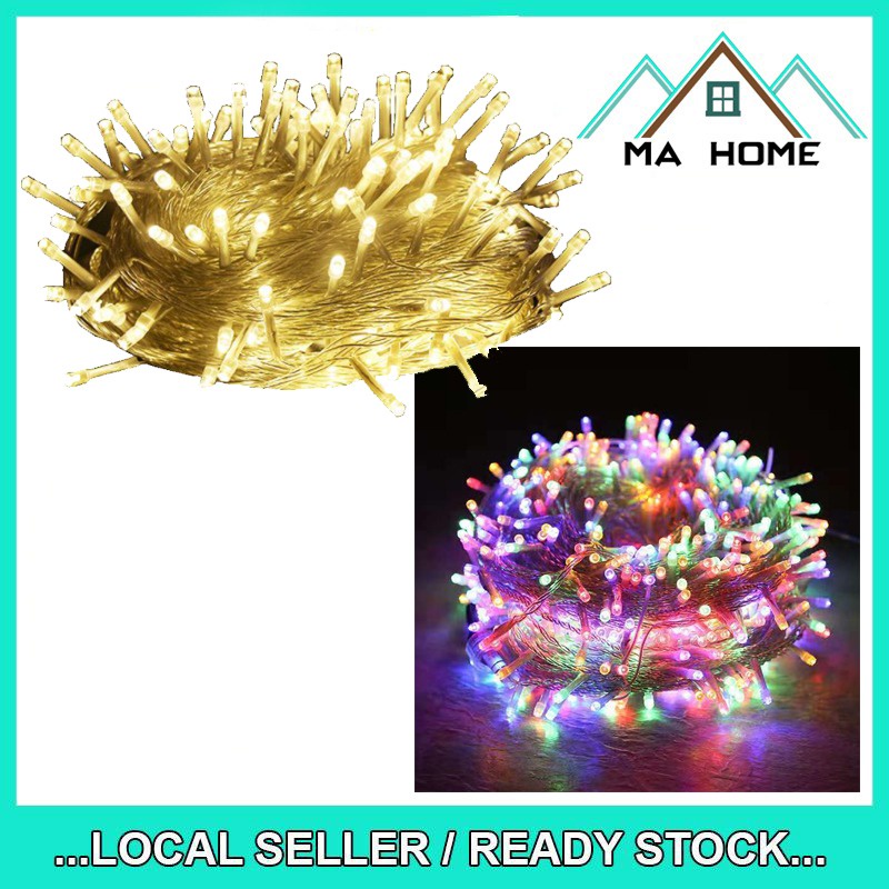 MA Home 100 LED 10M Lampu Fairy Twinkle String Lights Lamp Starry New ...