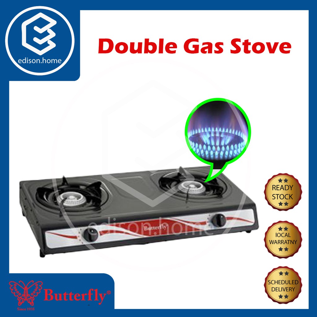 BUTTERFLY KHIND Gas Cooker Double Gas Stove GC6010 GC-6010 BGC-666 ...