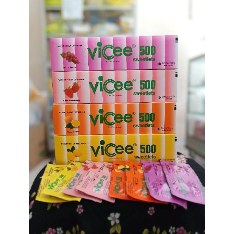Vitamin c vicee Suction Tablets (1box 100 Tablets) | Shopee Malaysia