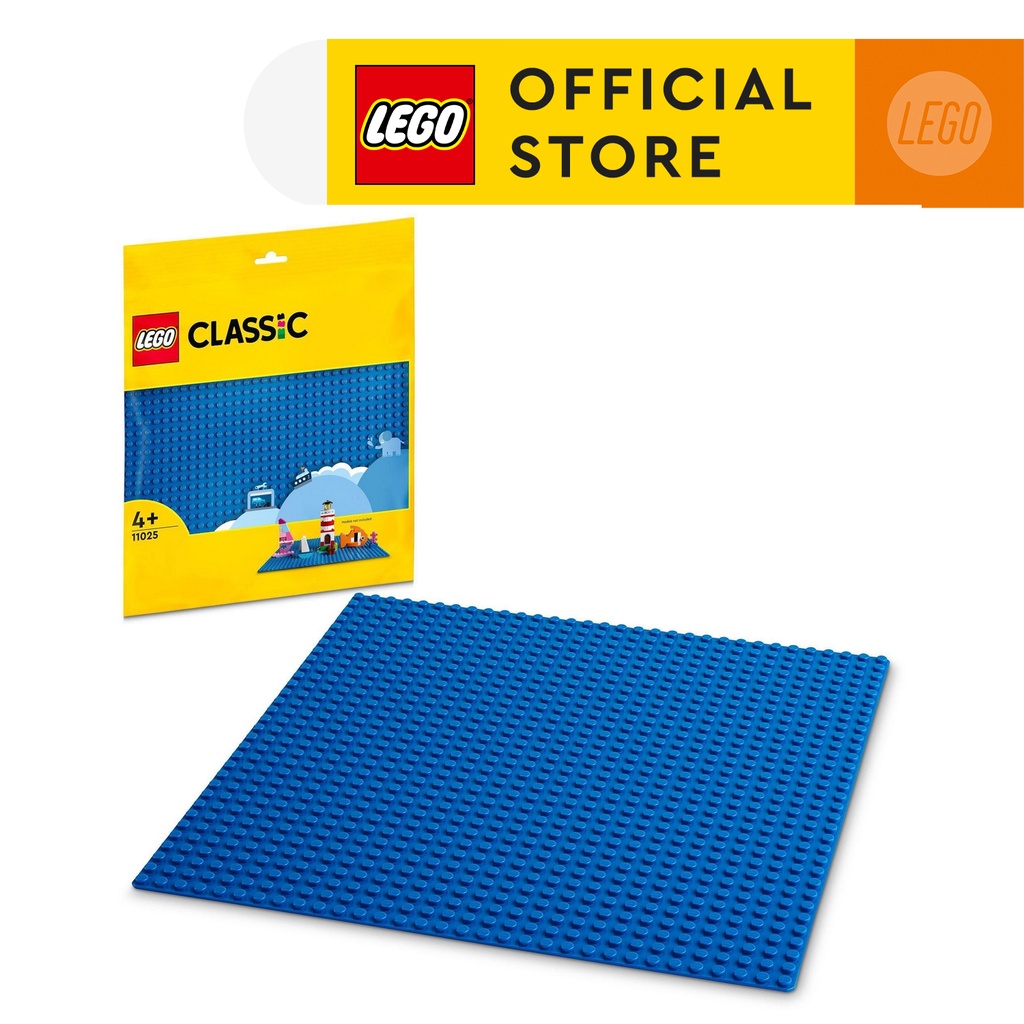 LEGO® Classic Blue Baseplate 11025 Building Kit for Kids (1 Piece ...