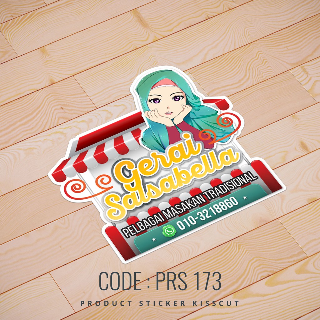 Sticker Stiker Bakery Home baked Home made Cake Cookies Kek Kuih Raya ...