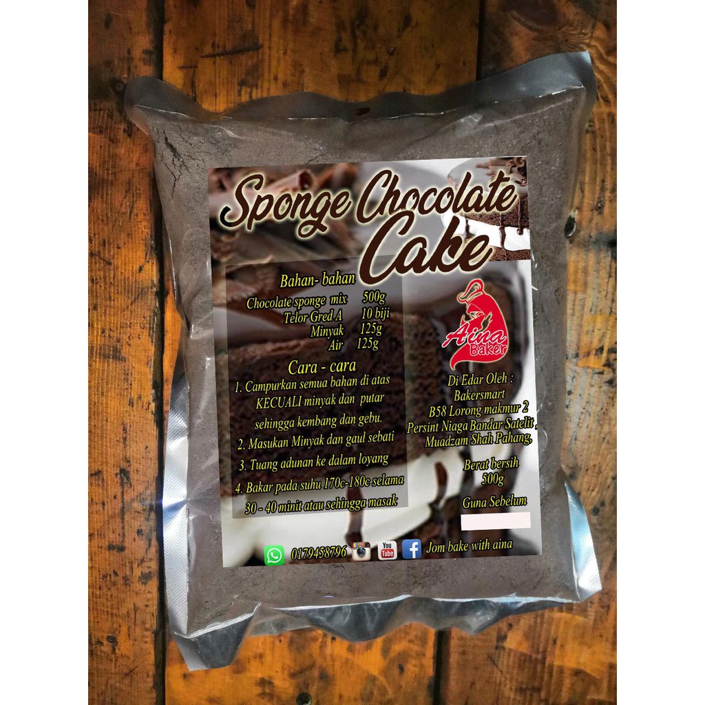 Chocolate Super Sponge PREMIUM MIX 500g | Shopee Malaysia