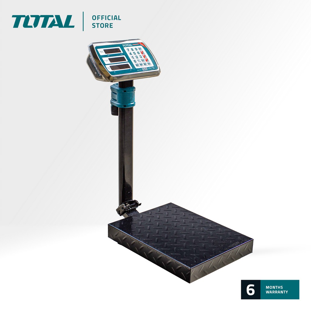 TOTAL Li-ion Scale Weigh Portable With Battery/Charger/Adaptor (100kg ...