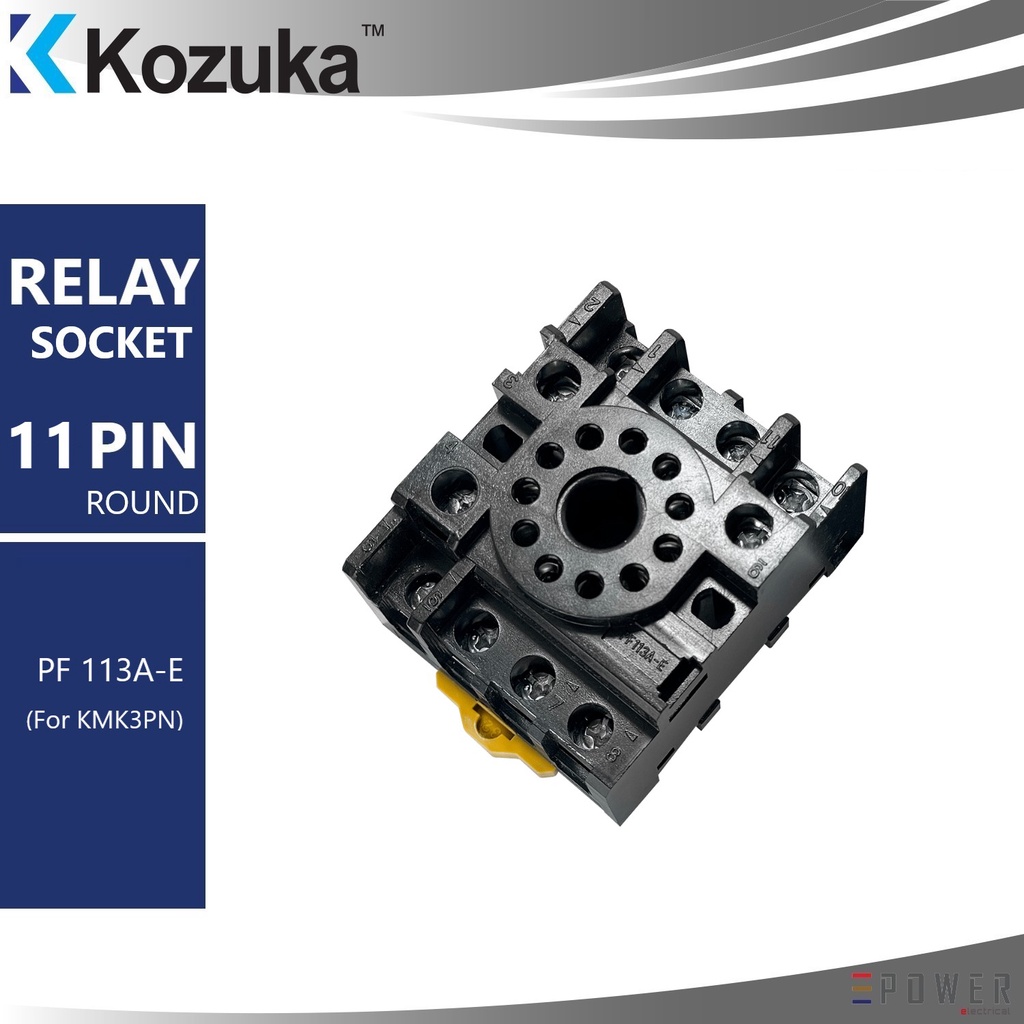 KOZUKA PF113A-E RELAY SOCKET 11PIN ROUND BASE | Shopee Malaysia