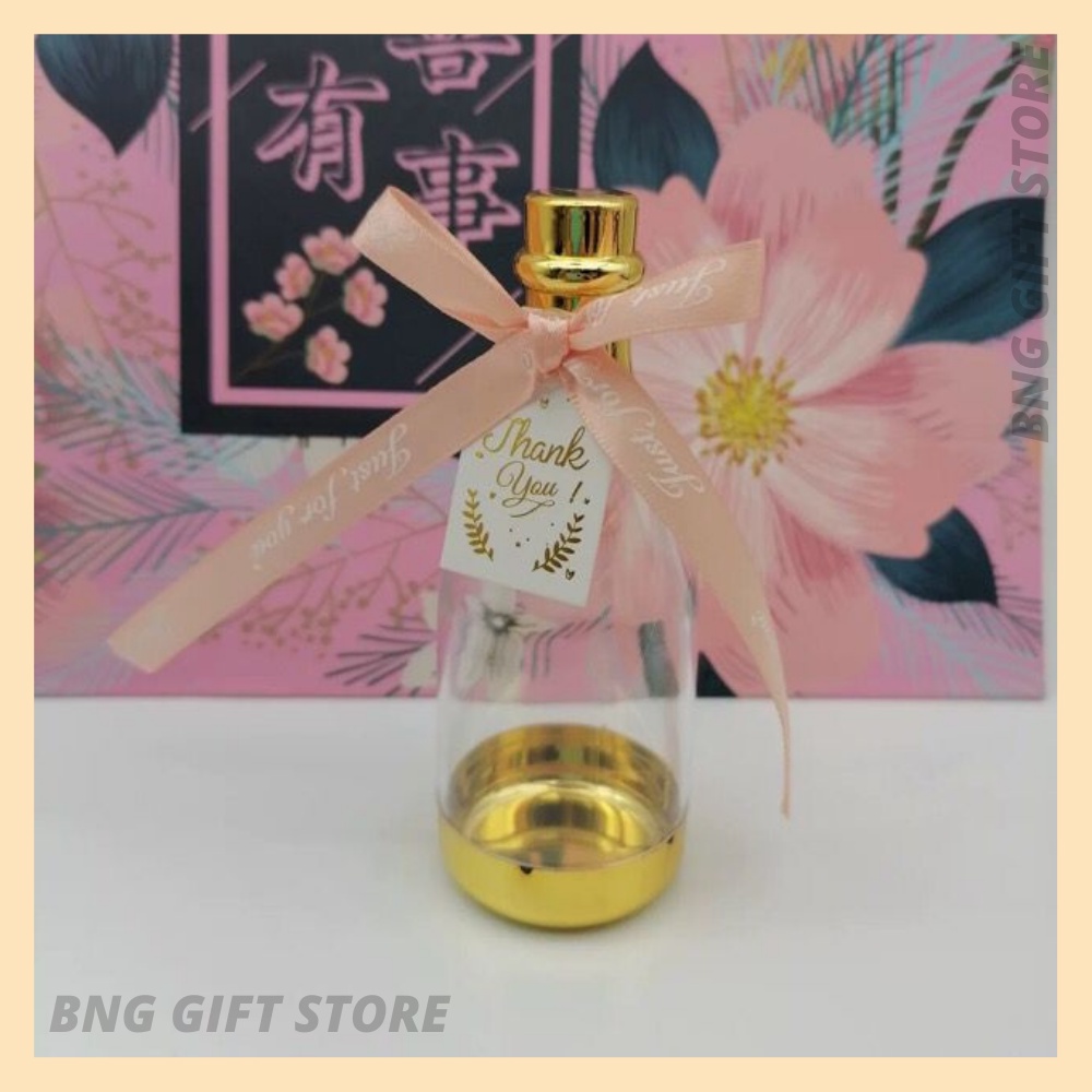 BNG Creative Champagne Candy Bottle Wedding Plastic Box Door Gift ...
