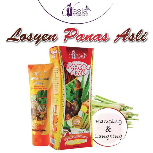 LOSYEN PANAS ASLI V'ASIA/VASIA LOSYEN PANAS ASLI 100ml | Shopee Malaysia