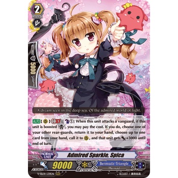 Cardfight Vanguard V-SS09 V-SS09/139EN Admired Sparkle, Spica Bermuda Triangle RRR (English ...